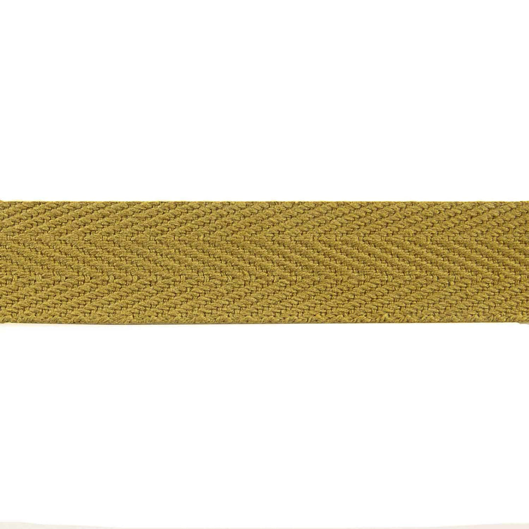 Cinta de Espiga Algodón 30 mm Ocre | Alta Calidad – Ribes & Casals