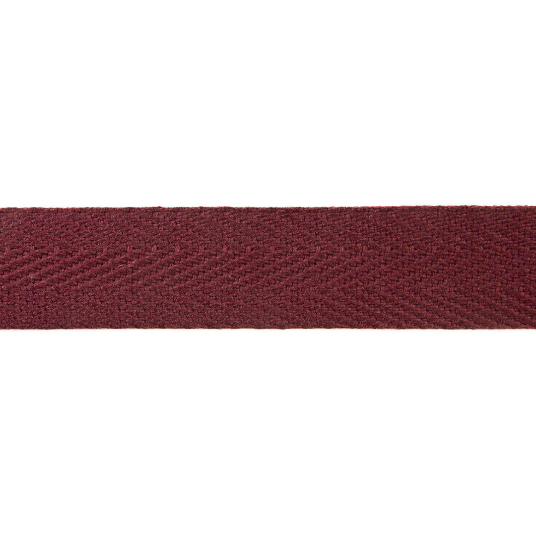 Cinta de Espiga Algodón 30 mm Granate | Alta Calidad – Ribes & Casals