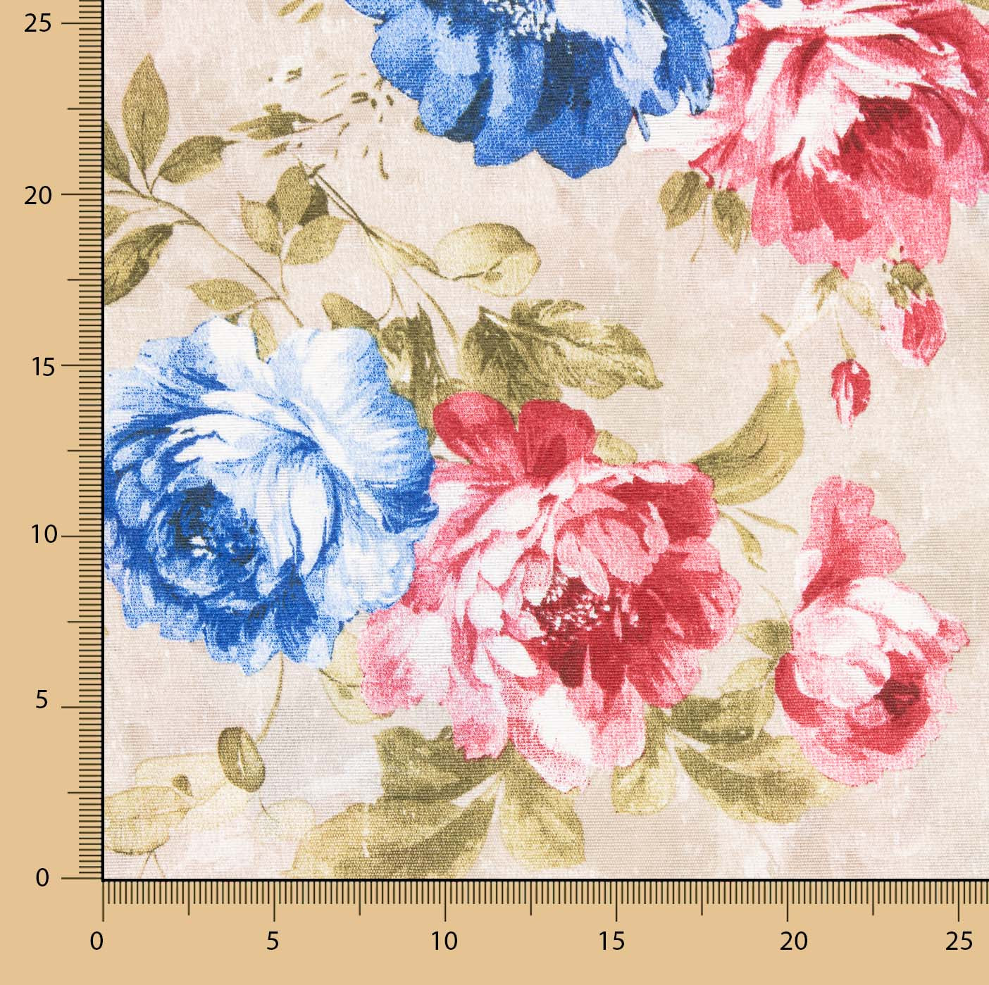 Loneta Estampada Floral Provenza Azul 280 cm | Decoración – Ribes & Casals