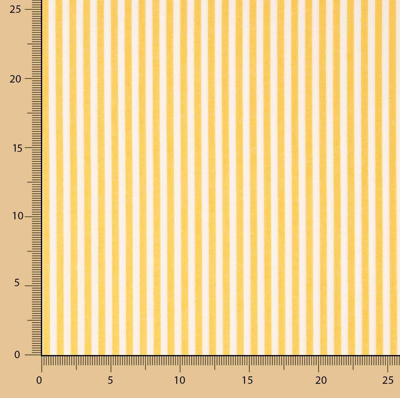 Tela Rayas Amarillo Pequeño 40 160 cm | Algodón Poliéster – Ribes & Casals