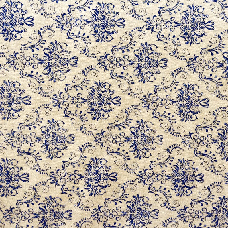 Lona Estampada Barroca Azul – Ribes & Casals